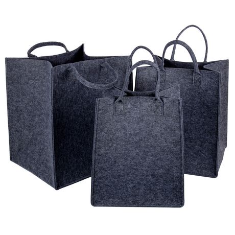 Click here for Truu Design 3-Piece Decorative Tote Felt Storage B... prices