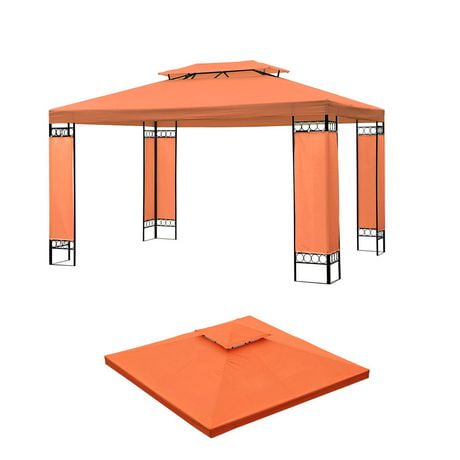 Click here for Outsunny 10 X 10Ft Double Tier Canopy Top Red 10 X... prices
