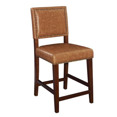 Click here for Linon Garland Caramel Counter Stool Brown # prices