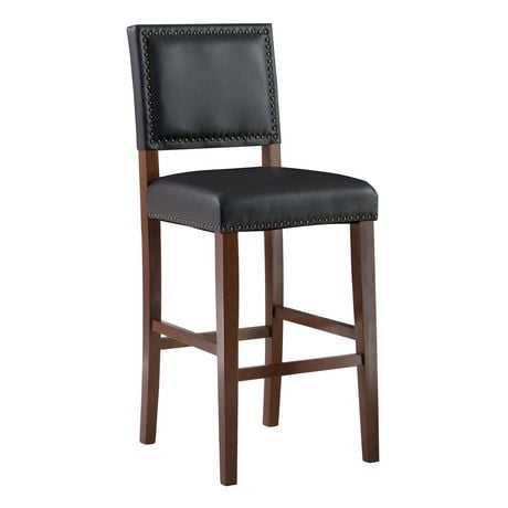 Click here for Linon Garland Black Bar Stool Sapele # prices