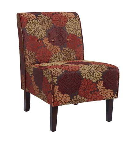 Click here for Linon Avondale Harvest Accent Chair Dark Walnut # prices