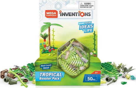 Mega Construx Tropical Booster Pack - 50 Pieces | Walmart Canada