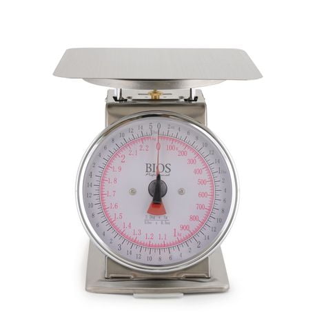 Click here for Bios Mechanical Scale 5 Lbs / 2.2 Kg Silver 0 prices