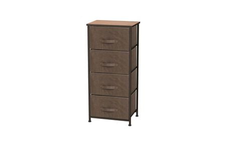 Click here for Home Basics 4 Drawer Storage Organizer  Brown Brow... prices