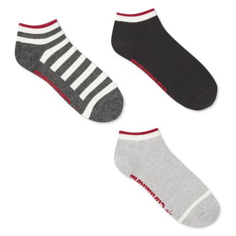 Click here for Canadiana Mens Low-Cut Socks 3-Pack Grey 7-11 prices