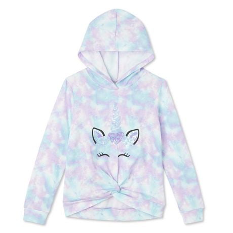 Click here for George Girls Wrapped Hem Hoodie Blue Xs prices