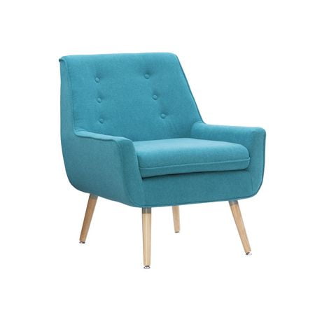 Click here for Linon Marley Bright Blue Chair Blond # prices