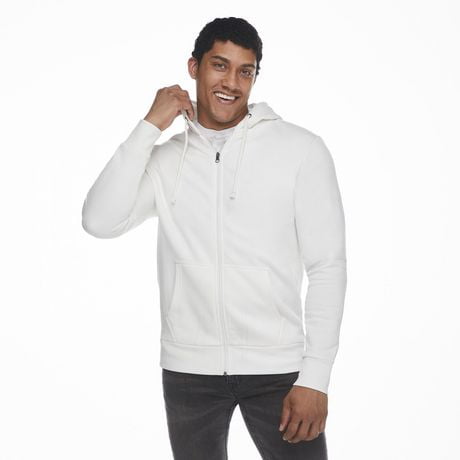 Click here for George Mens Full-Zip Hoodie White Xl prices
