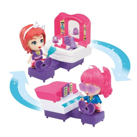 VTech Flipsies™ Jazz’s Vanity & Piano 2-in-1 Playset - French Version ...