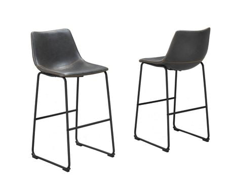 Click here for Brassex Inc Avaya 29 Bar Stool  Set Of 2  Vintage... prices