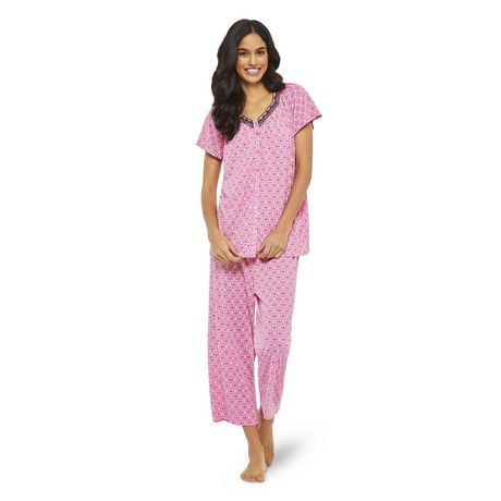 George Women's V-Neck Pyjama Set | Walmart Canada