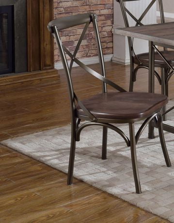 Click here for K-Living Cloe Dining Chairs With Walnut Finish Woo... prices