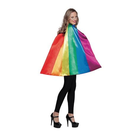 Way to Celebrate Adult Rainbow Cape | Walmart Canada