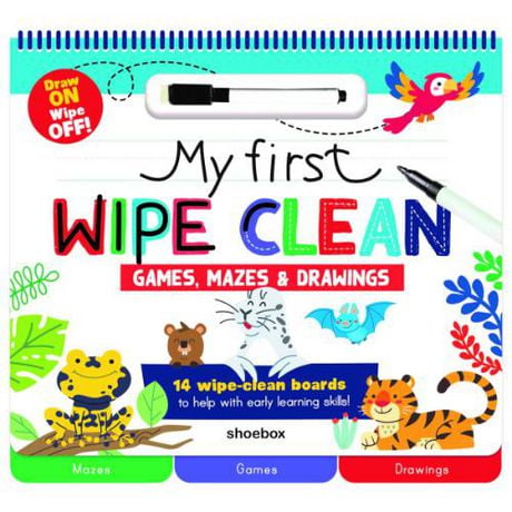 My First Wipe Clean: Games, Mazes and Drawings | Walmart Canada