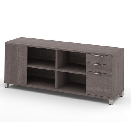 Click here for Bestar Pro-Linea 72W Credenza With 3 Drawers Bark... prices
