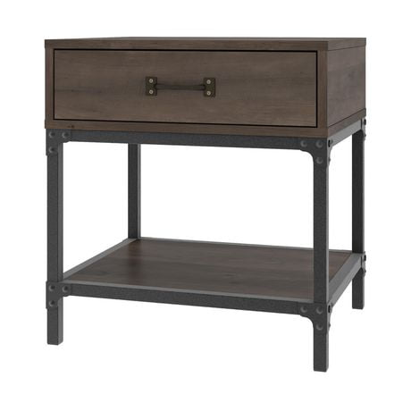 Click here for Bestar Heka 19W End Table Buffalo Brown Buffalo Br... prices