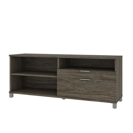 Click here for Bestar Pro-Linea 72W Credenza With 2 Drawers Walnu... prices