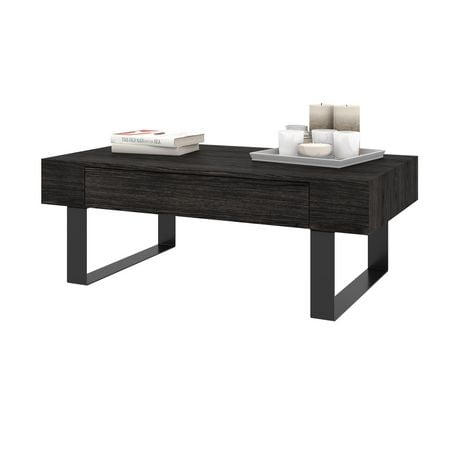 Click here for Bestar Lyra 44W Coffee Table Black Oak Black Oak 2... prices