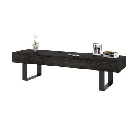 Click here for Bestar Lyra 63W Tv Stand Black Oak Black Oak prices