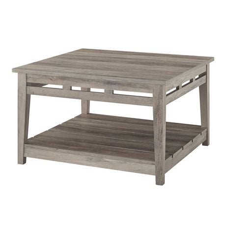 Click here for Manor Park 30 Farmhouse Square Coffee Table - Grey... prices