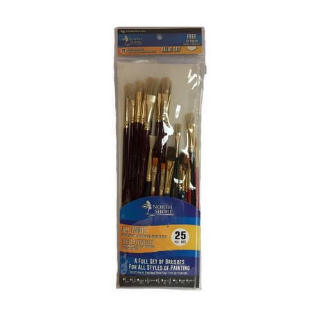 Click here for North Shore 25 Pc Paintbrush Set prices
