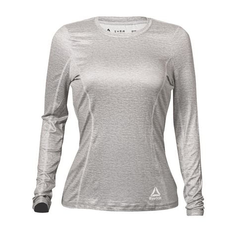 Reebok Ladies' 1 Pack Performance Base Layer Long Sleeve Crew | Walmart ...
