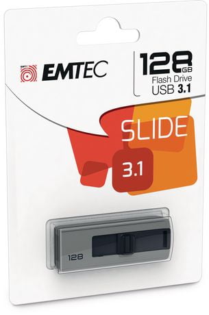 Click here for Emtec Usb 3.1 B253 Slide 128Gb Grey prices