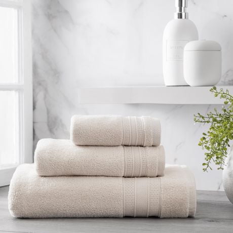 Click here for Hometrends Solid Wash Towel Cream 13 In X 13 In prices