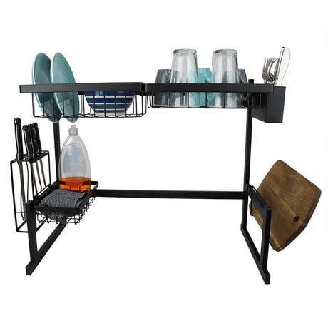 Click here for Home Basics Deluxe Over The Sink Steel Kitchen Sta... prices