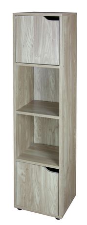Click here for Home Basics 4 Cube Wood Storage Shelf With Doors... prices