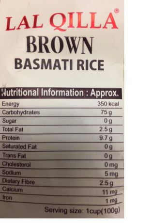 Lal Quilla Brown Basmati Rice | Walmart Canada