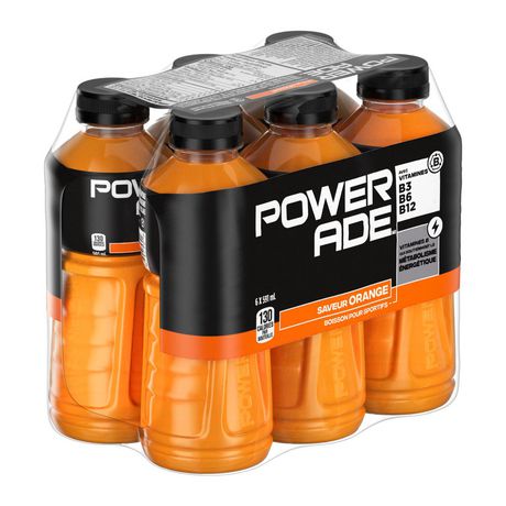 POWERADE Orange 591mL Bottles, 6 Pack | Walmart Canada