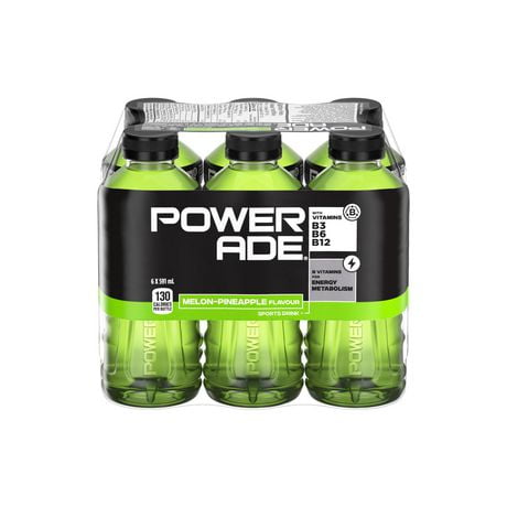 POWERADE Melon-Pineapple 591mL Bottles, 6 Pack | Walmart Canada