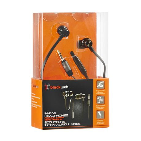 blackweb In-ear Headphones Premium Series - Walmart.ca