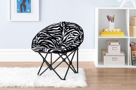 Click here for Mainstays Kids Kids Moon Chair Zebra prices