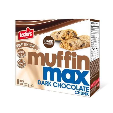 Muffin Max Dark Chocolate Chunk Muffin Bars | Walmart Canada
