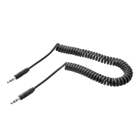 Click here for Blackweb Coiled 6 Ft Auxillary Cable (Black) Black... prices