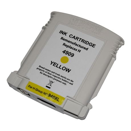 L-ink Compatible HP 940XL Yellow High Yield Ink Cartridge (C4909AN ...
