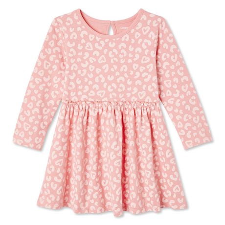 Click here for George Toddler Girls Long Sleeve Jersey Dress Pink... prices