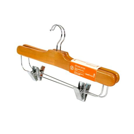 Click here for Neatfreak! 2 Pack Wood Pant/Skirt Hanger prices