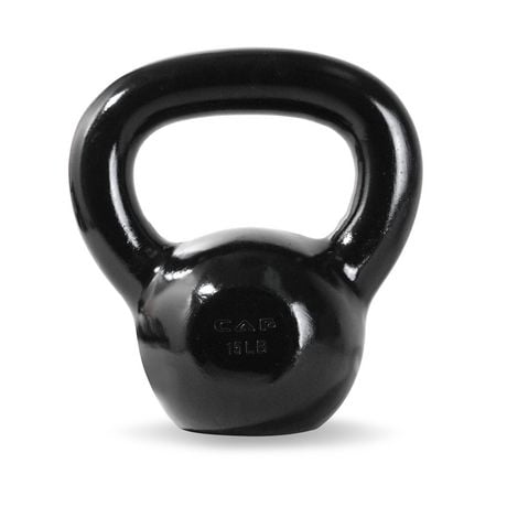 Click here for Cap Barbell Cast Iron Kettlebell Black 15 Lbs prices