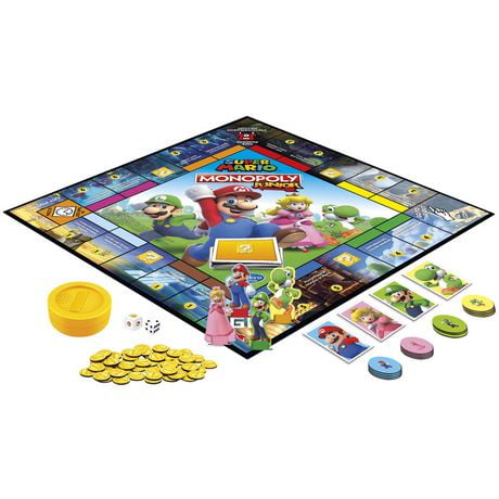 Monopoly Junior Super Mario Edition Board Game, Fun Kids' Game Ages 5 ...