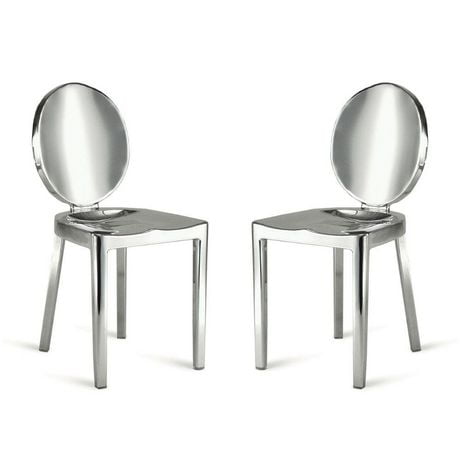 Click here for Take Me Home Furniture Dot Dining Chair In Shiny C... prices