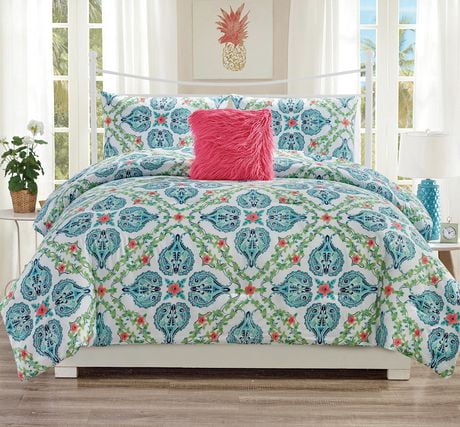 Click here for Safdie & Co. Comforter Set 4Pc Dq Morocco Multi Do... prices