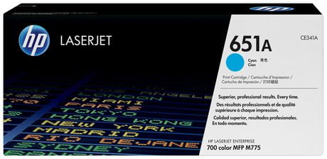 HP 651A (CE341A) Cyan Original LaserJet Toner Cartridge | Walmart Canada