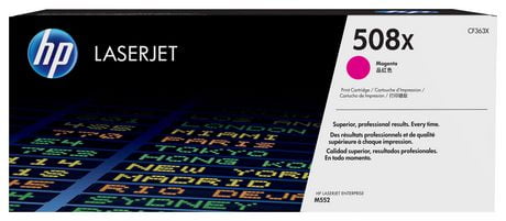 HP 508X (CF363X) Magenta High Yield Original LaserJet Toner Cartridge ...