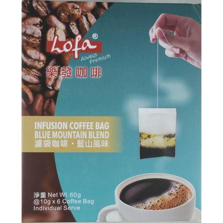 LOFA INFUSION COFFEE BAG BLUE MOUNTAIN BLEND - Walmart.ca