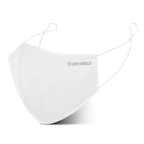 Uni-Shield - Toddler, Kids - Classic Reusable Face Mask - White - 3 ...