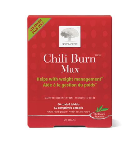 New Nordic Chili Burn Max - 60 tablets, Proven fat burner - Walmart.ca