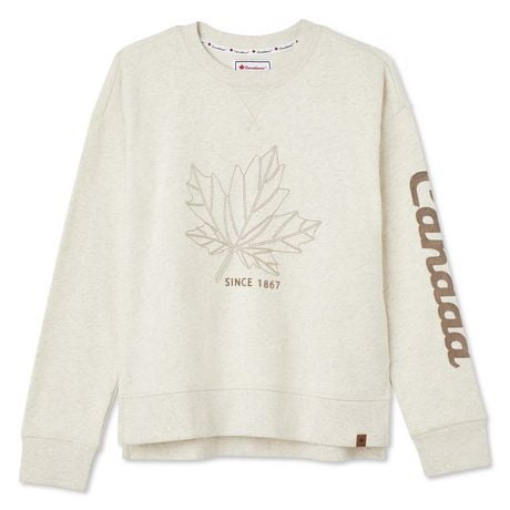 Click here for Canadiana Girls French Terry Tunic Beige S prices